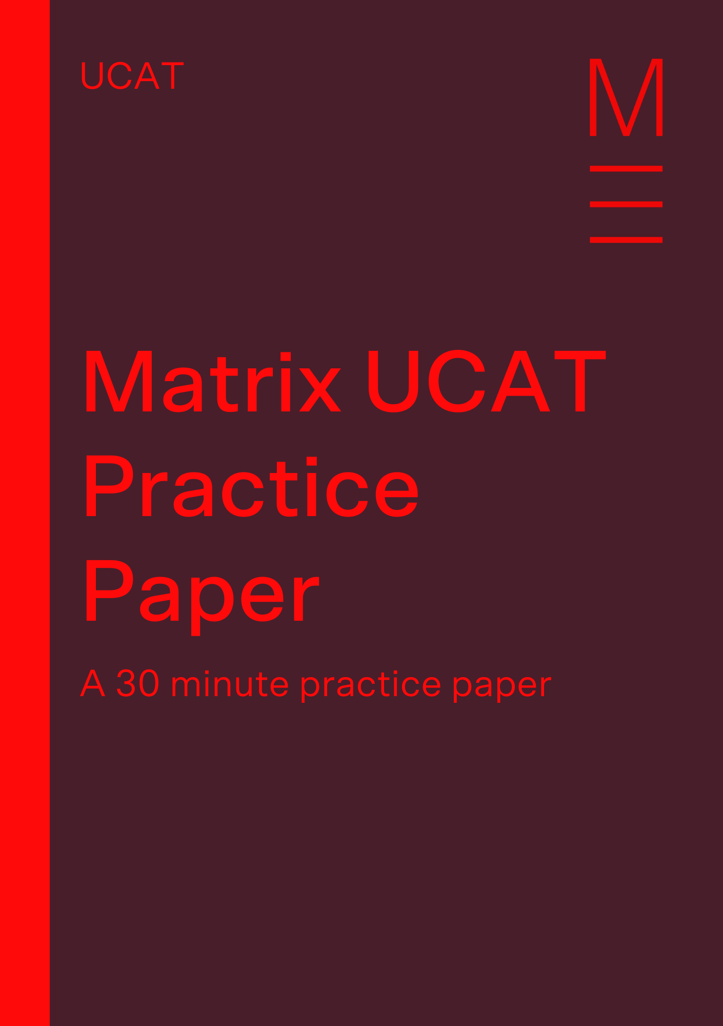 Free UCAT Practice Paper Download | Get Into Your Med Course!