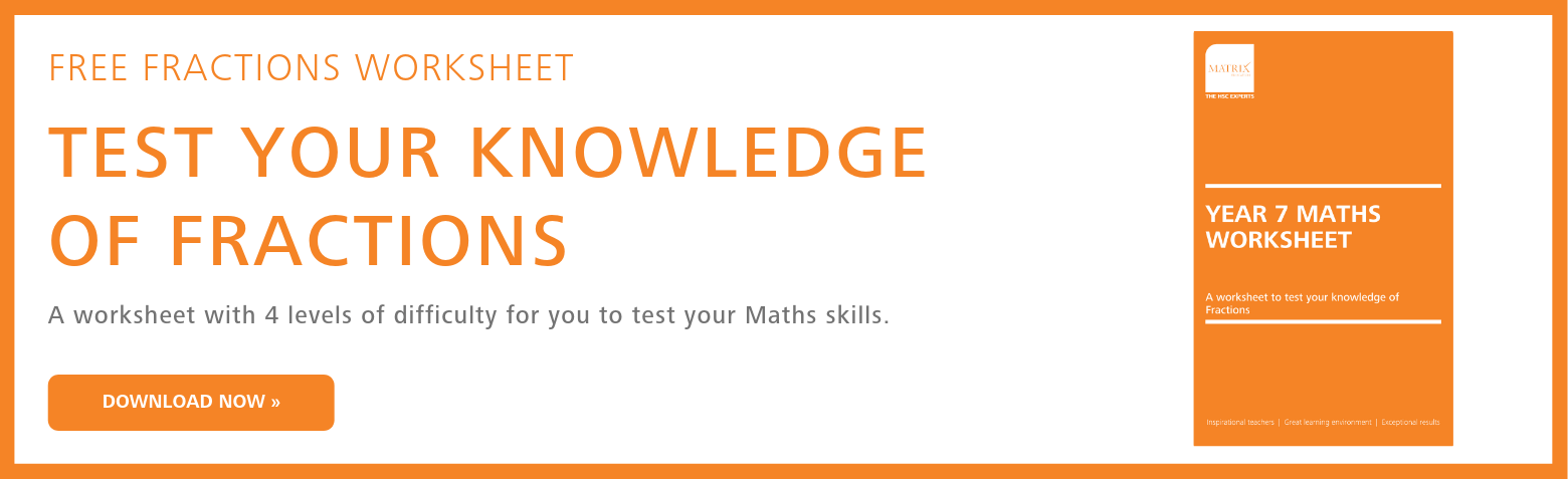 Part 1: Fractions | Year 7 Maths Guide | FREE WORKSHEET