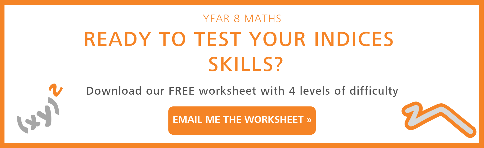 Part 1: Indices | Free Year 8 Maths Worksheet Download