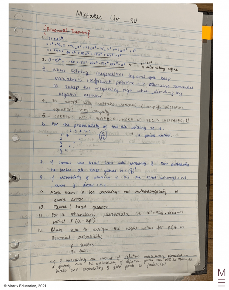Beginner's Guide to Year 12 Maths Advanced | Matrix Education