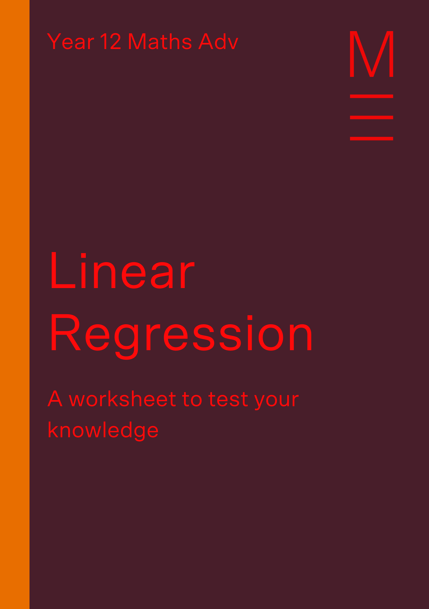 Part 3 Linear Regressions Free Worksheet And Solutions
