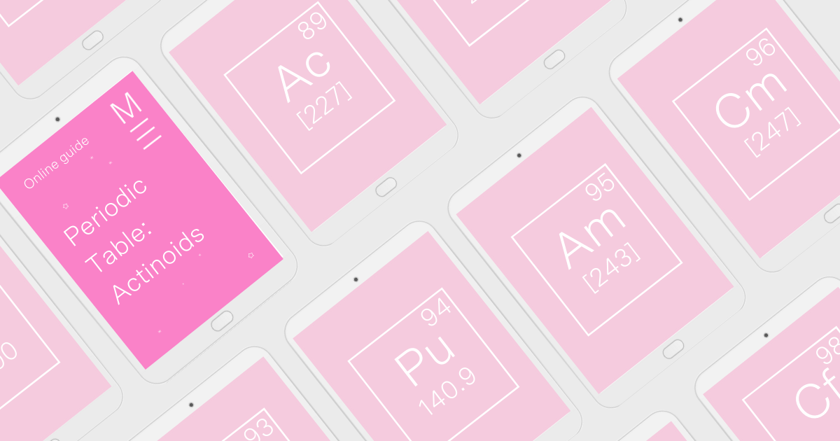Actinoid Series | Beginner's Guide to the Periodic Table