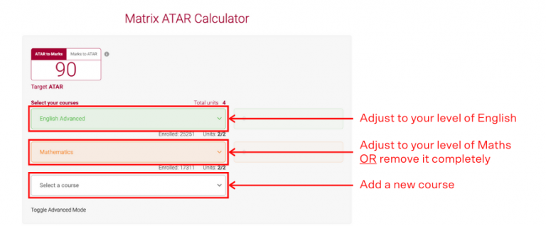 How I used the Matrix ATAR Calculator to reach my 99.95 ATAR goal