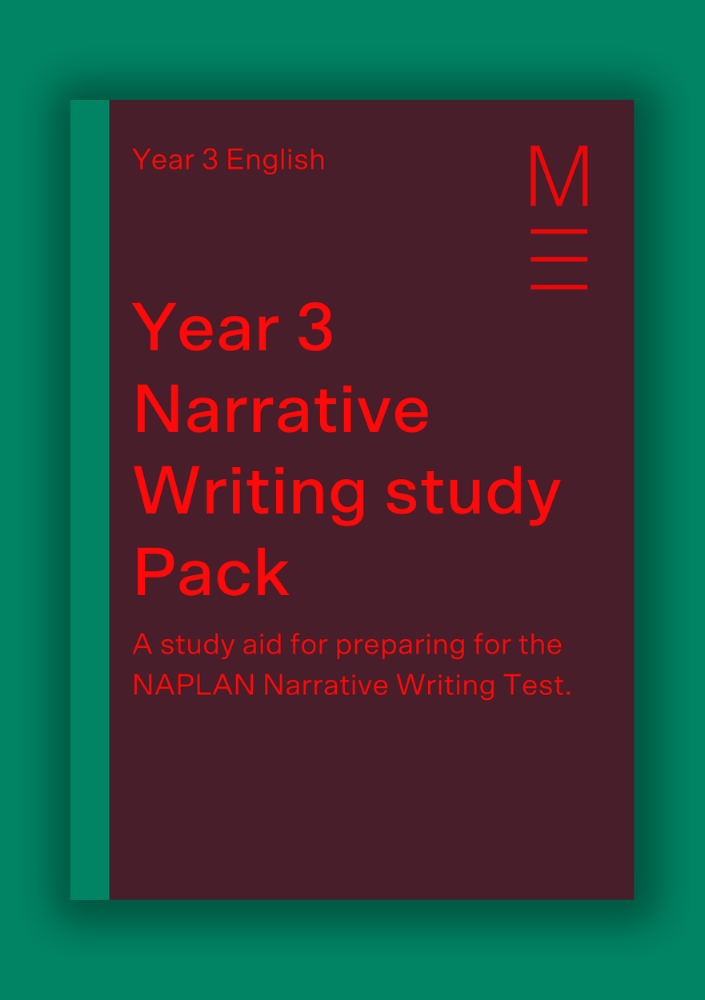 Free Year 3 NAPLAN Narrative Writing Study Pack Downloadable