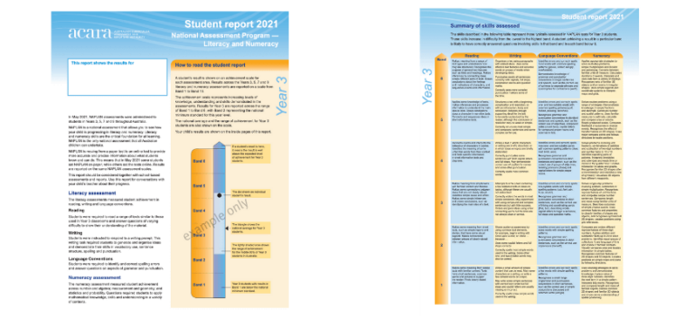 What Does My Child’s NAPLAN Report Mean?