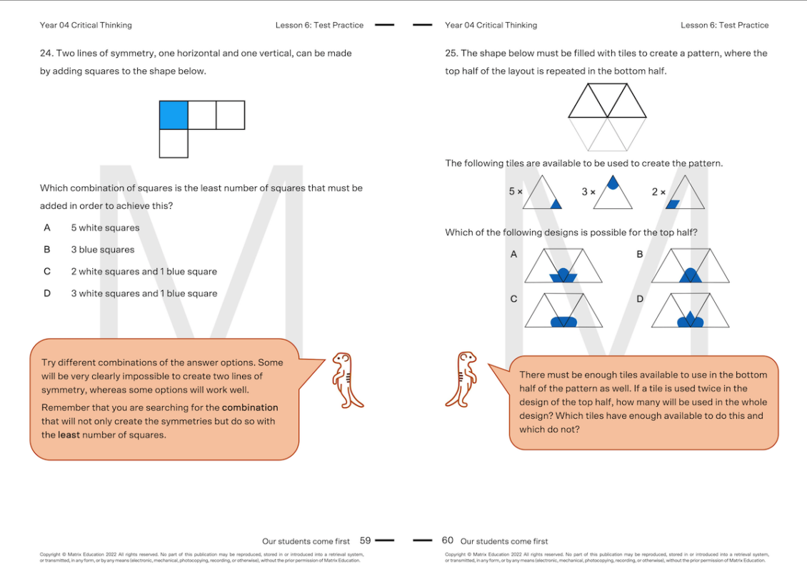 Part 2: Mathematical Reasoning in OC Test | New OC Test Prep Guide