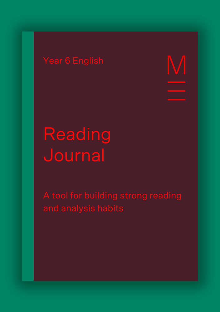 Free Year 6 Reading Journal Downloadable