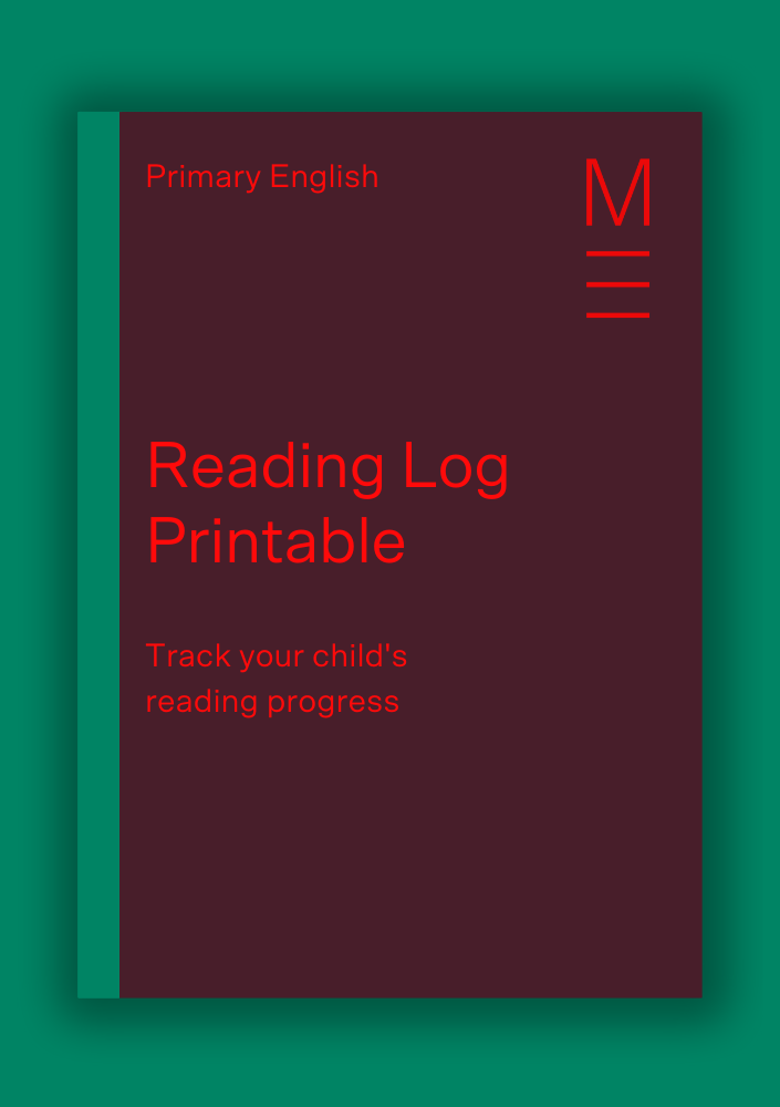 Free Primary Reading Log Printable