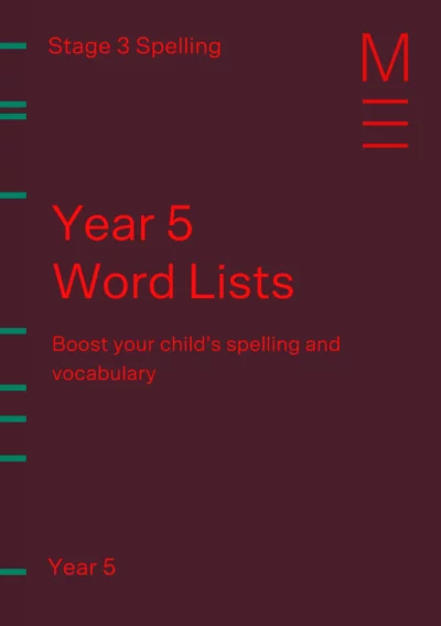 Year 5 Spelling Word List